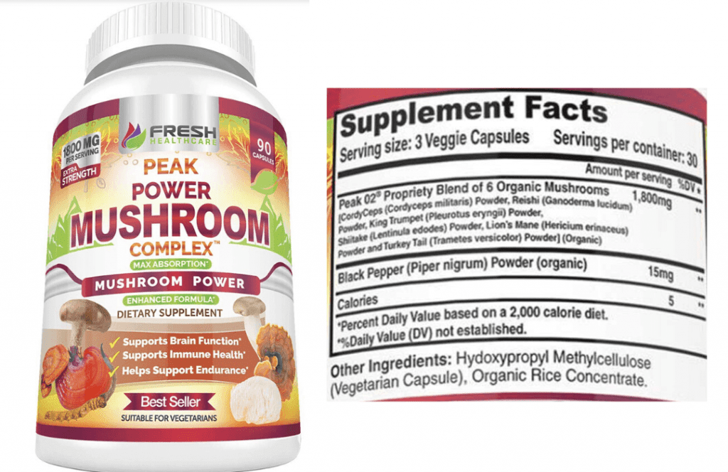 Best Organic Mushroom Supplements (Blends) Brands Reviews