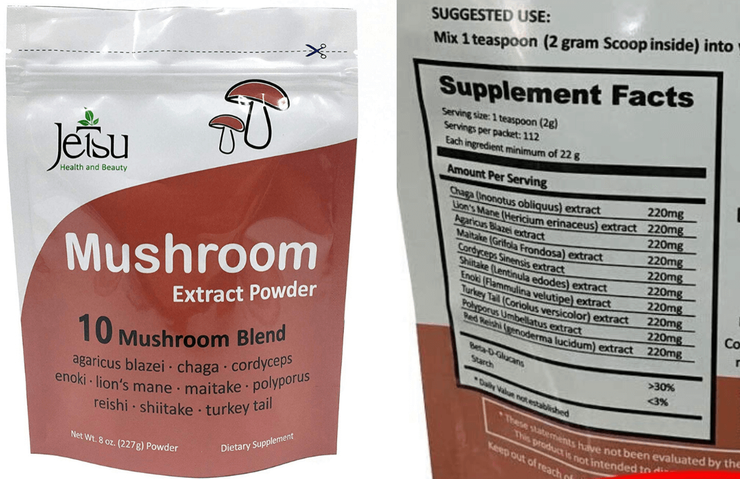 Best Organic Mushroom Supplements (Blends) Brands Reviews