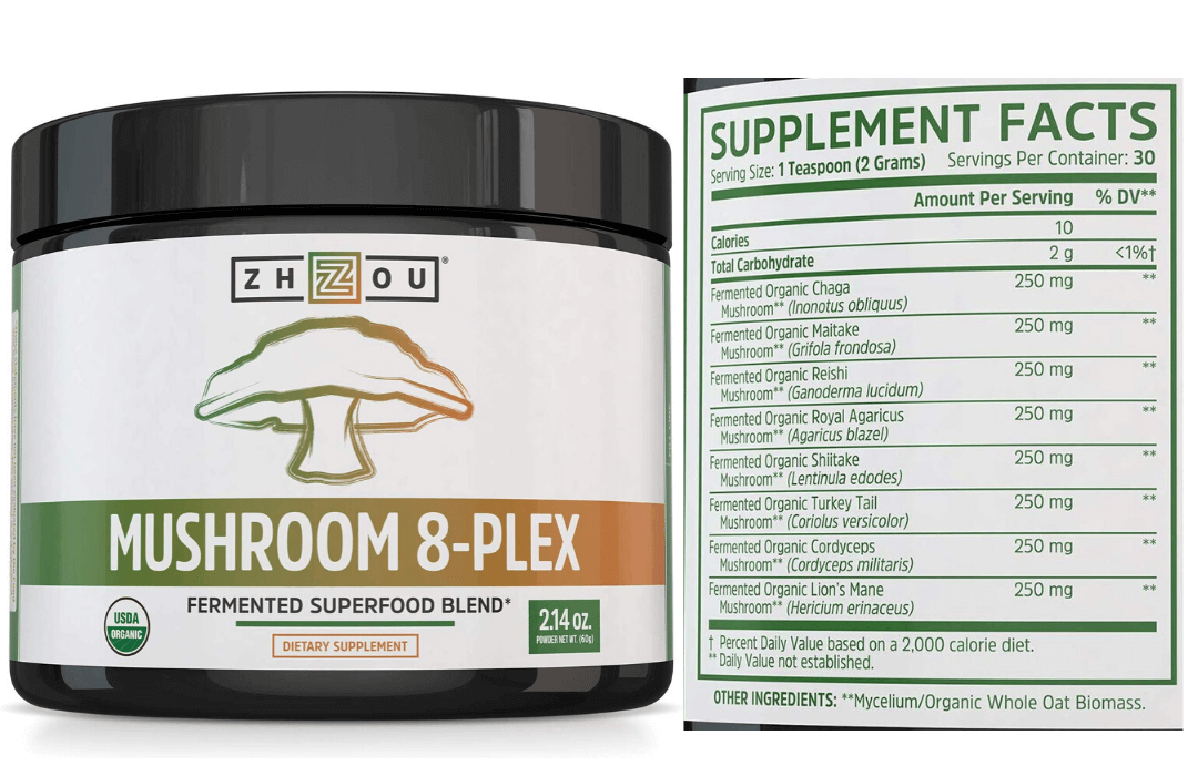 Best Organic Mushroom Supplements (Blends) Brands Reviews