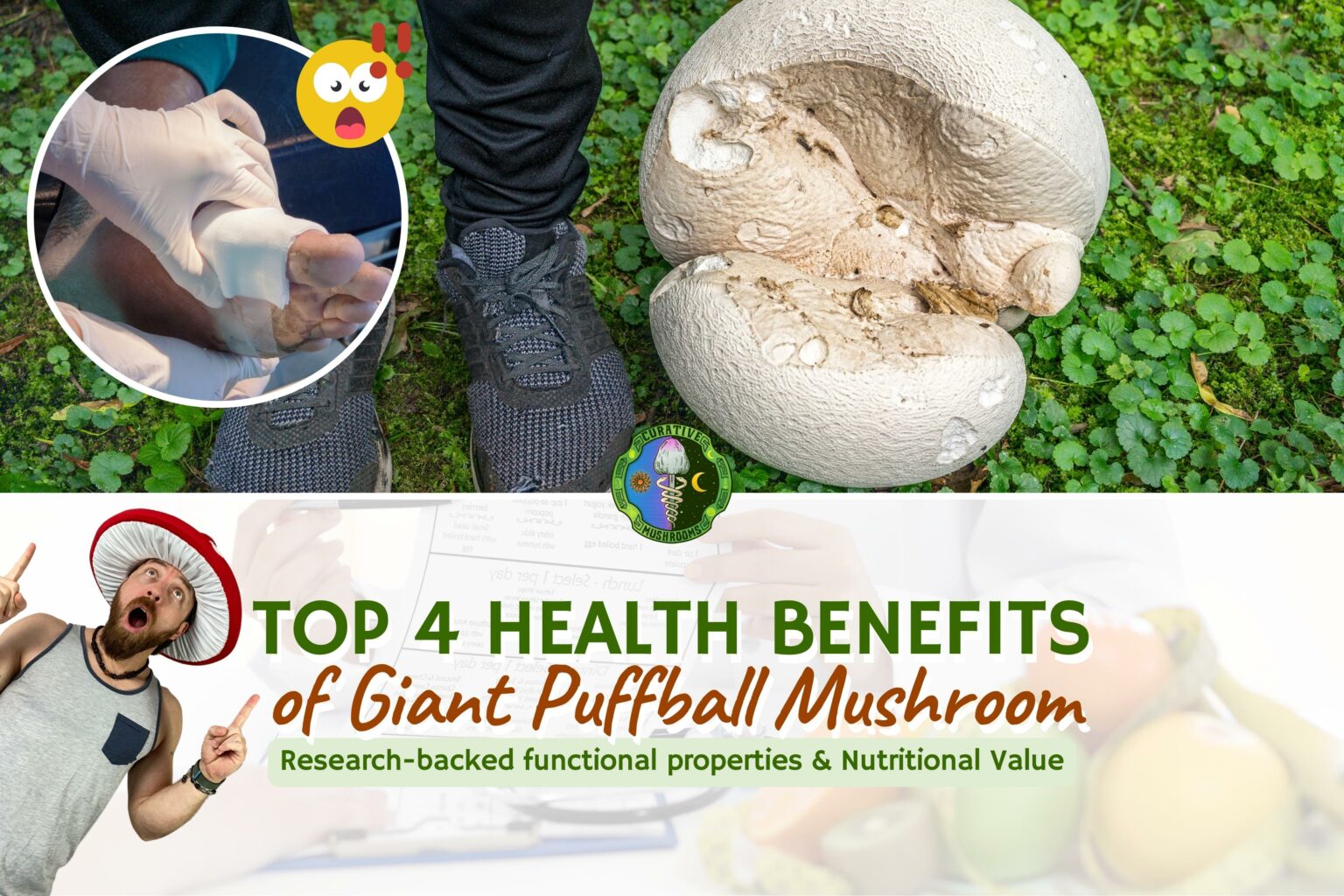 Giant Puffball Mushroom Nutritional Value & Top 4 Health Benefits